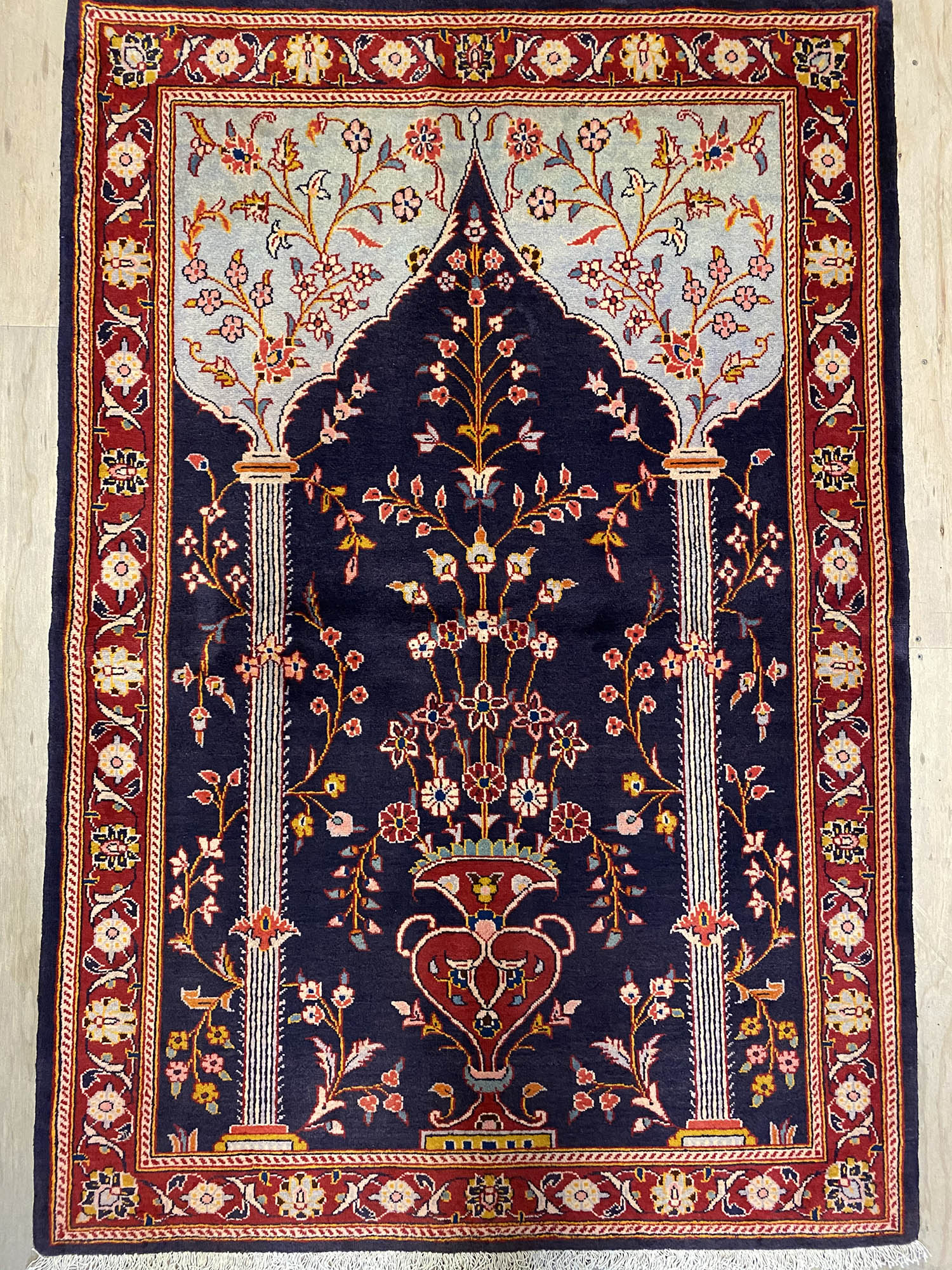 1.5x1.1M Tree Of Life Persian Rug