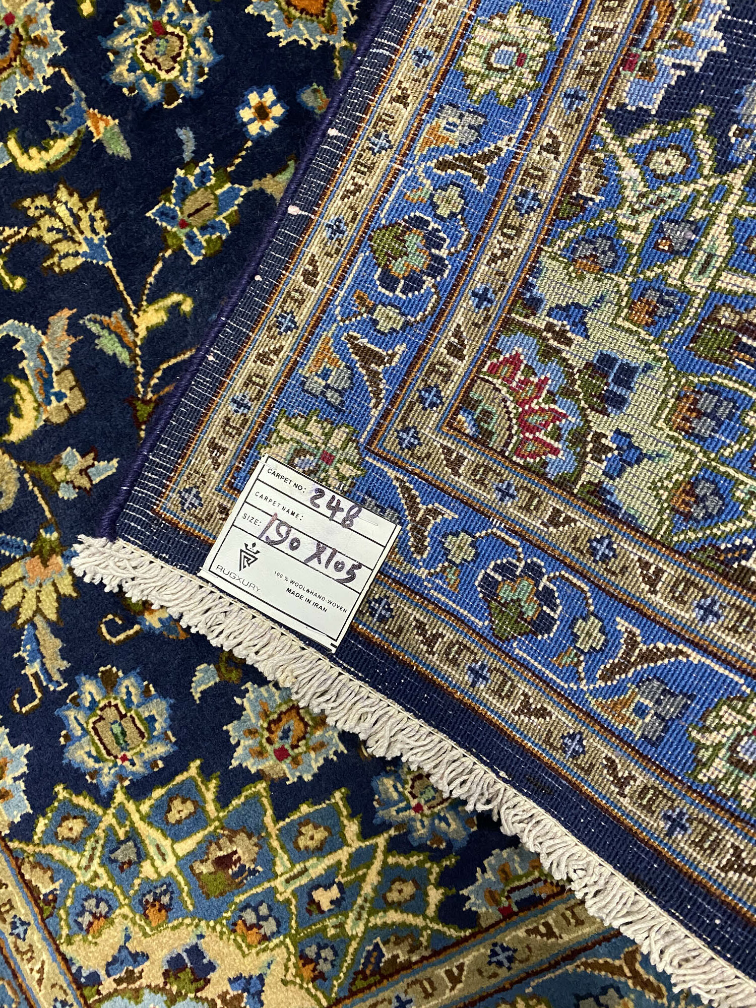 1.9x1M Persian Kashmar Rug