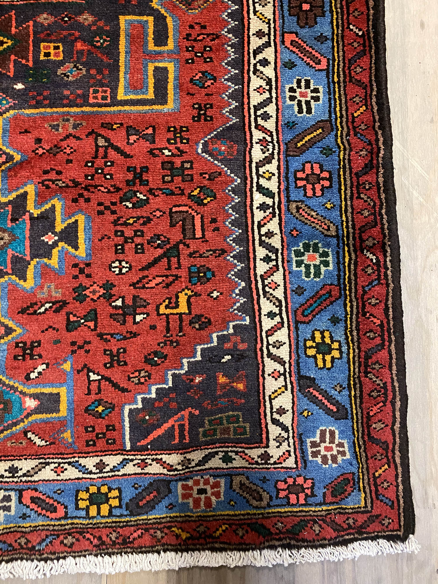 1.5x1M Persian Hamedan Rug